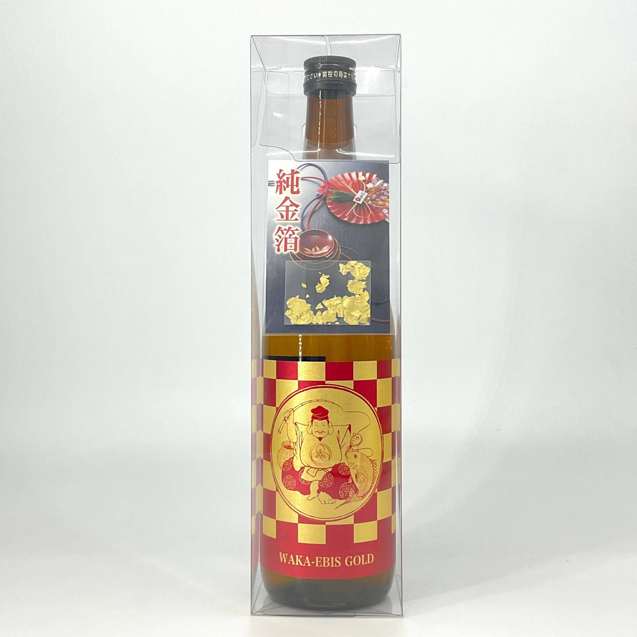 〈特約店限定〉純米酒 若戎 WAKA-EBIS GOLD 金箔付・クリアカートン入 1800ml 720ml – STAR FIELD